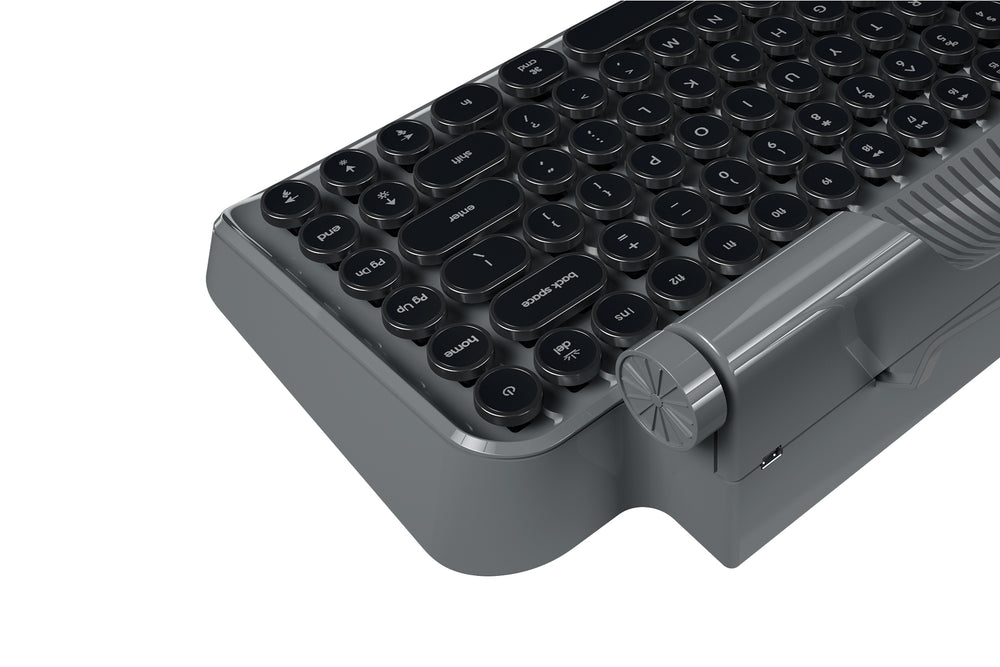 Rymek Retro mechanical keyboard (Grey)
