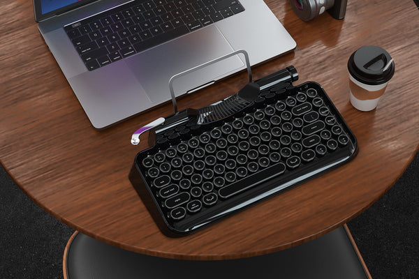 Rymek Mechanical Keyboard With Limited Keycaps (All Black) - knewkey