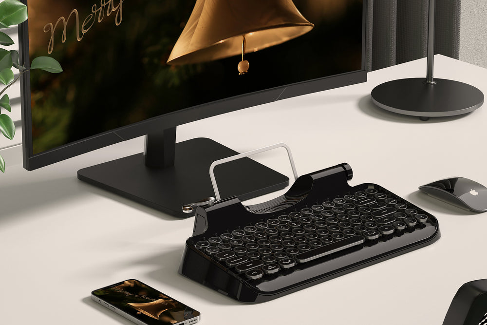 Rymek Retro mechanical keyboard (All Black)